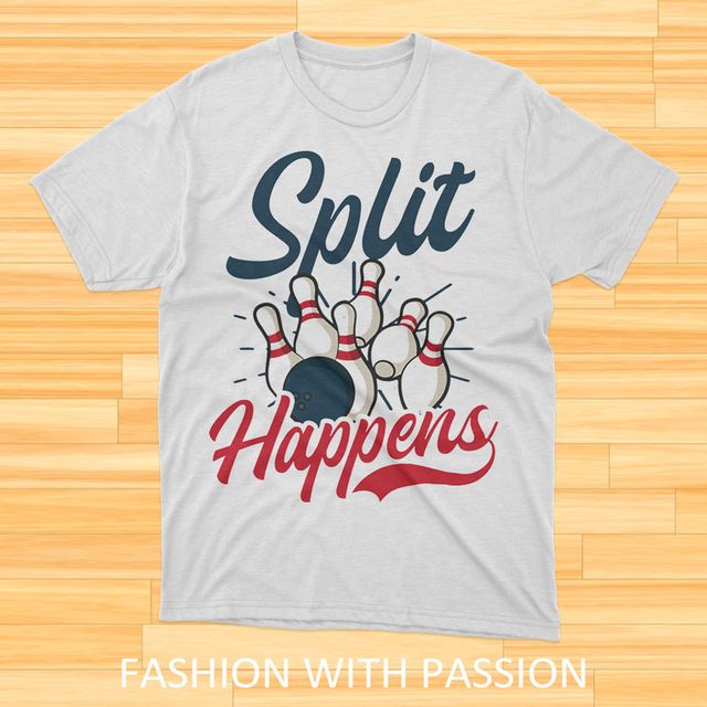 Fan Made Fits Bowling 2 Black Split T-Shirt | Fan Made Fits