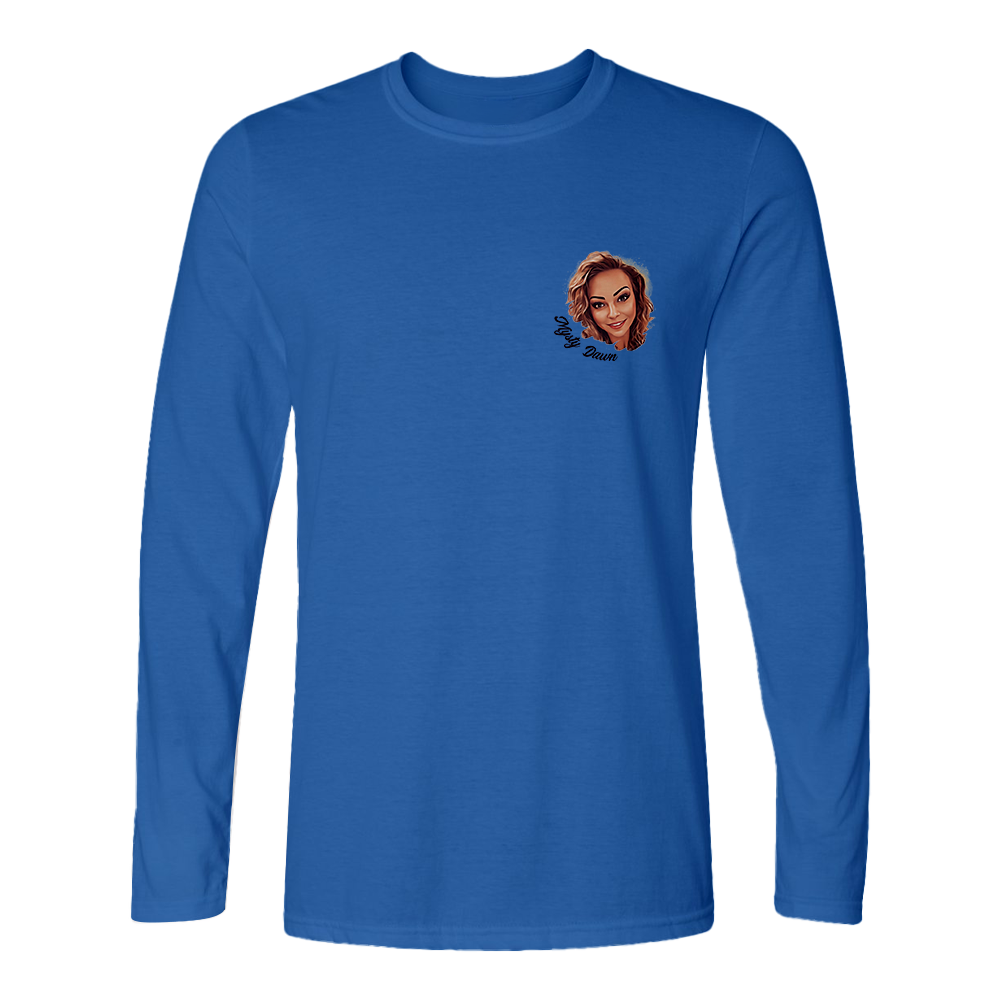 Animated Misty Dawn Royal Blue Sleeved Shirt | Fan Made Fits