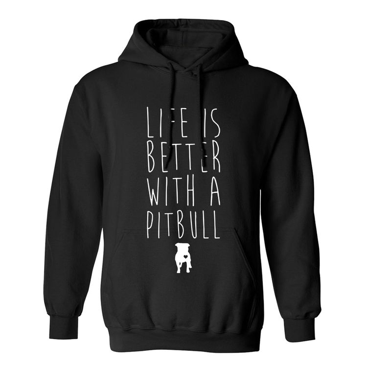 Fan Made Fits Pitbulls 2 Black Better Hoodie | Fan Made Fits